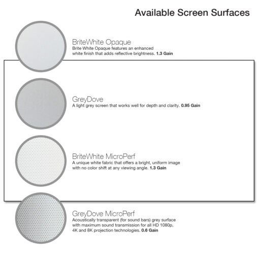 Stiletto Projector Screen - Vutec Projector Screens